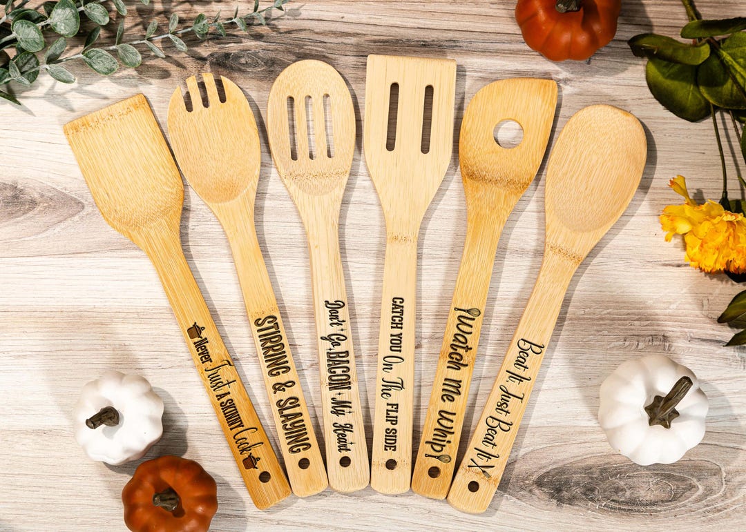 Custom Engraved Spatulas, Funny Quote Wooden Spatulas, Handmade Cooking ...
