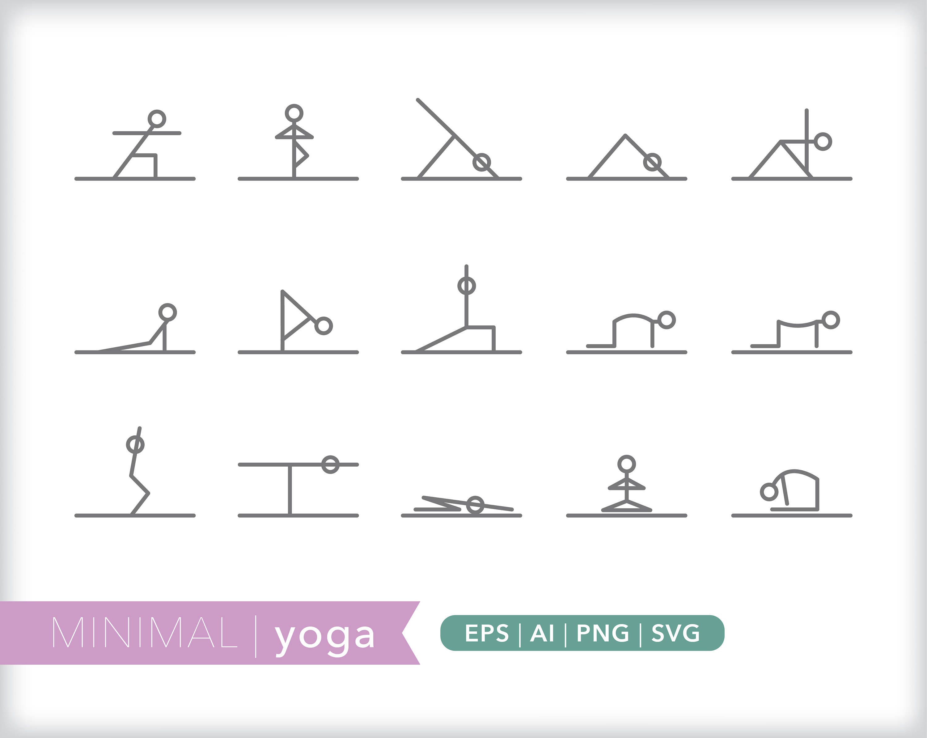 Yoga Pose Icon