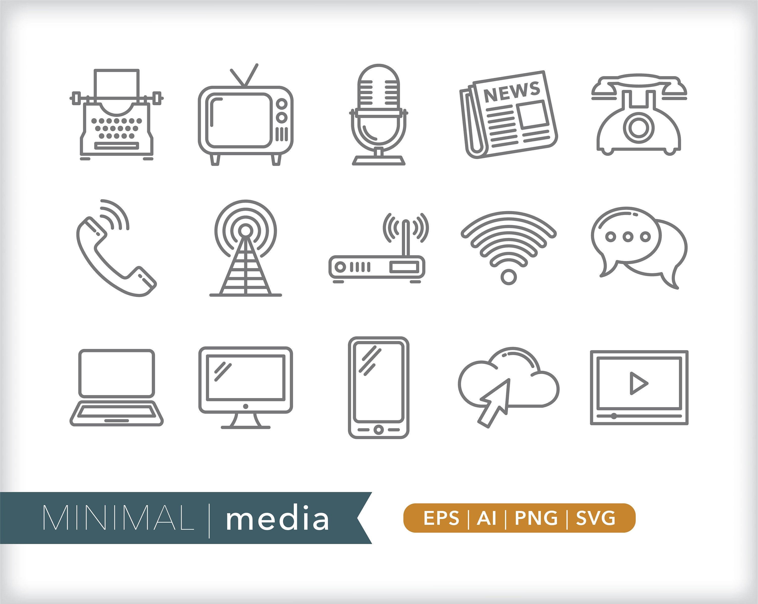 Media Icon Contact Icons Facebook Vector Images (over 980)