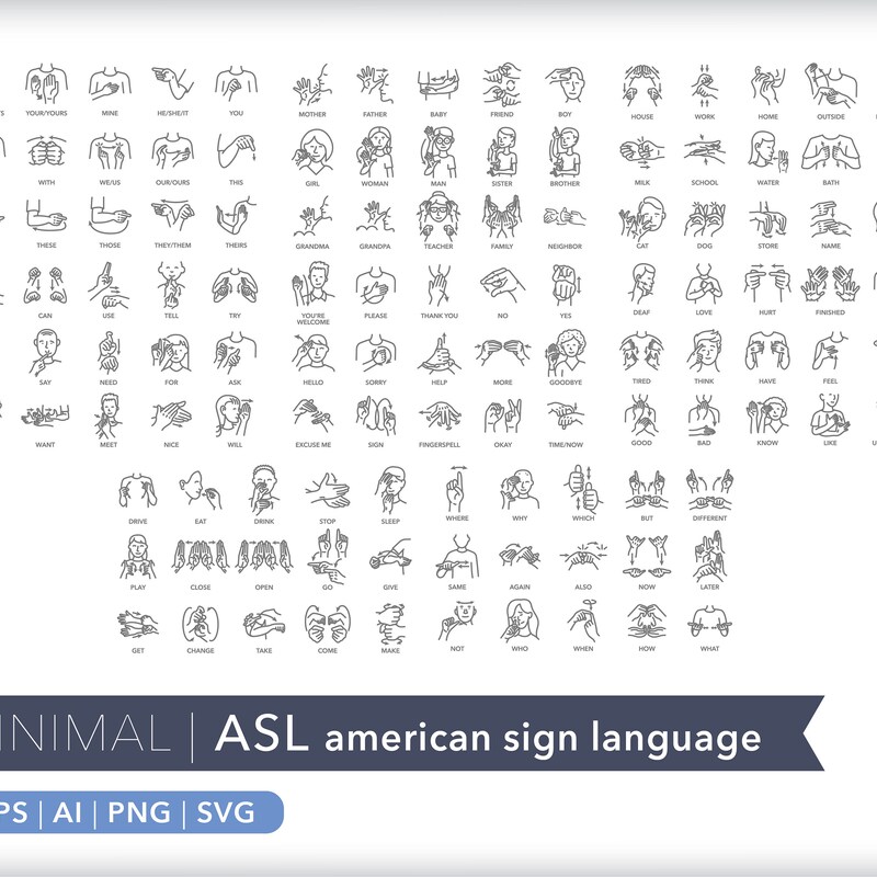 Sign Language Art - Etsy