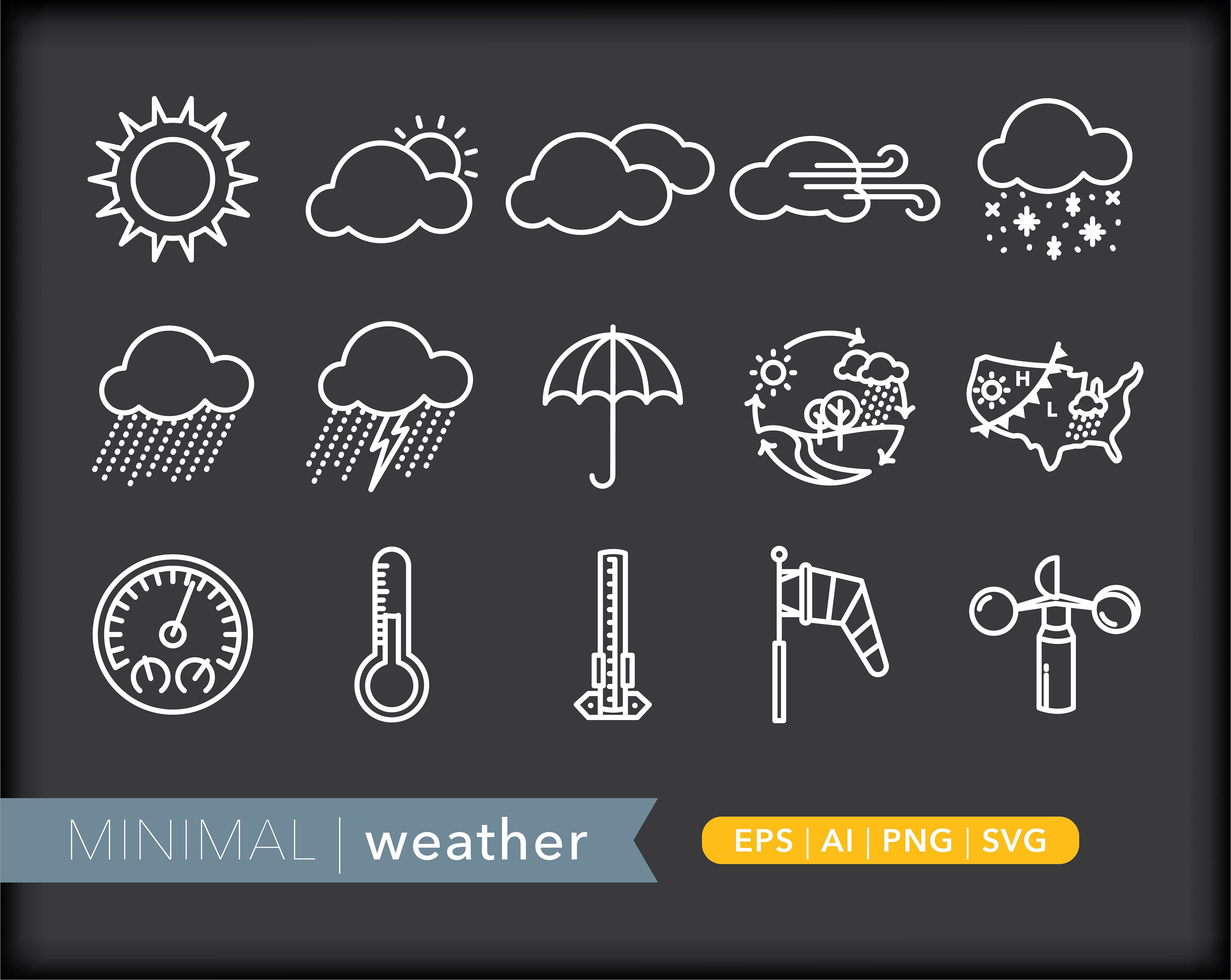 Simple Weather Icons Png
