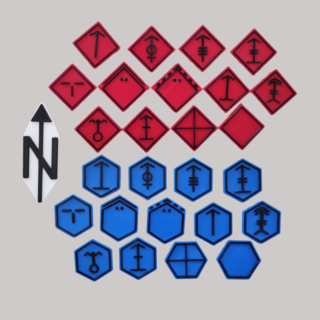 Magnetic Military Symbols for Terrain Sandboxes | 3D Printed | Perfect ...