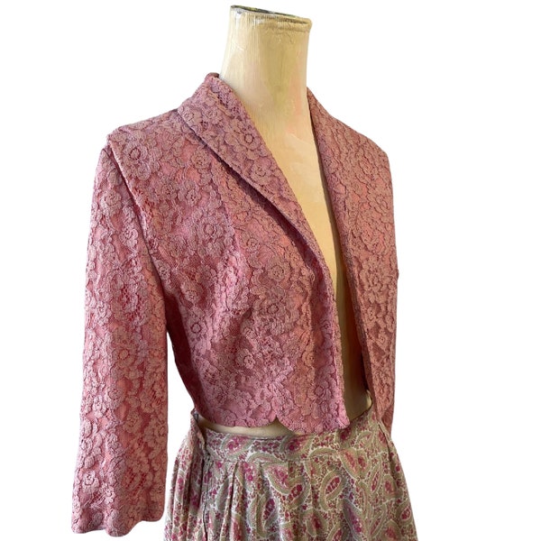 Vintage Lace Jacket - Etsy