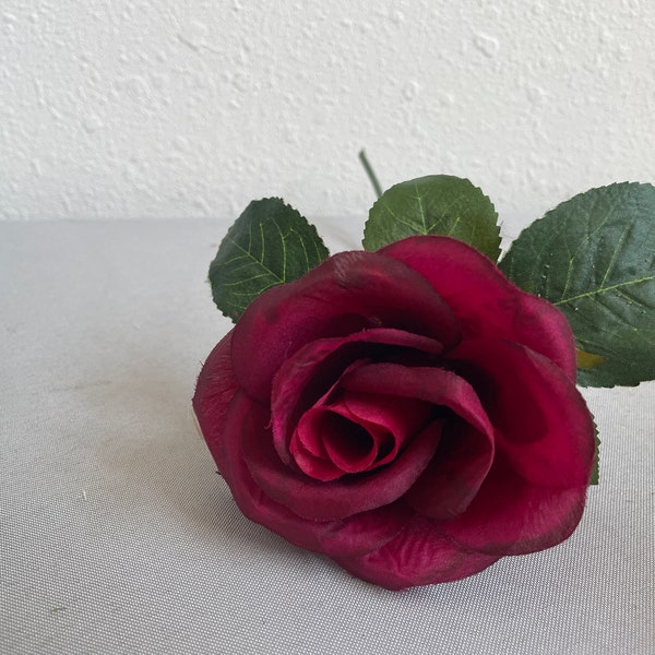 Red Silk Roses - Etsy