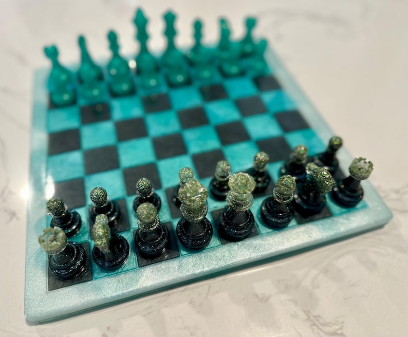 Hand Made Custom Chess Set. Each Full Set Includes All Pieces and Chess ...