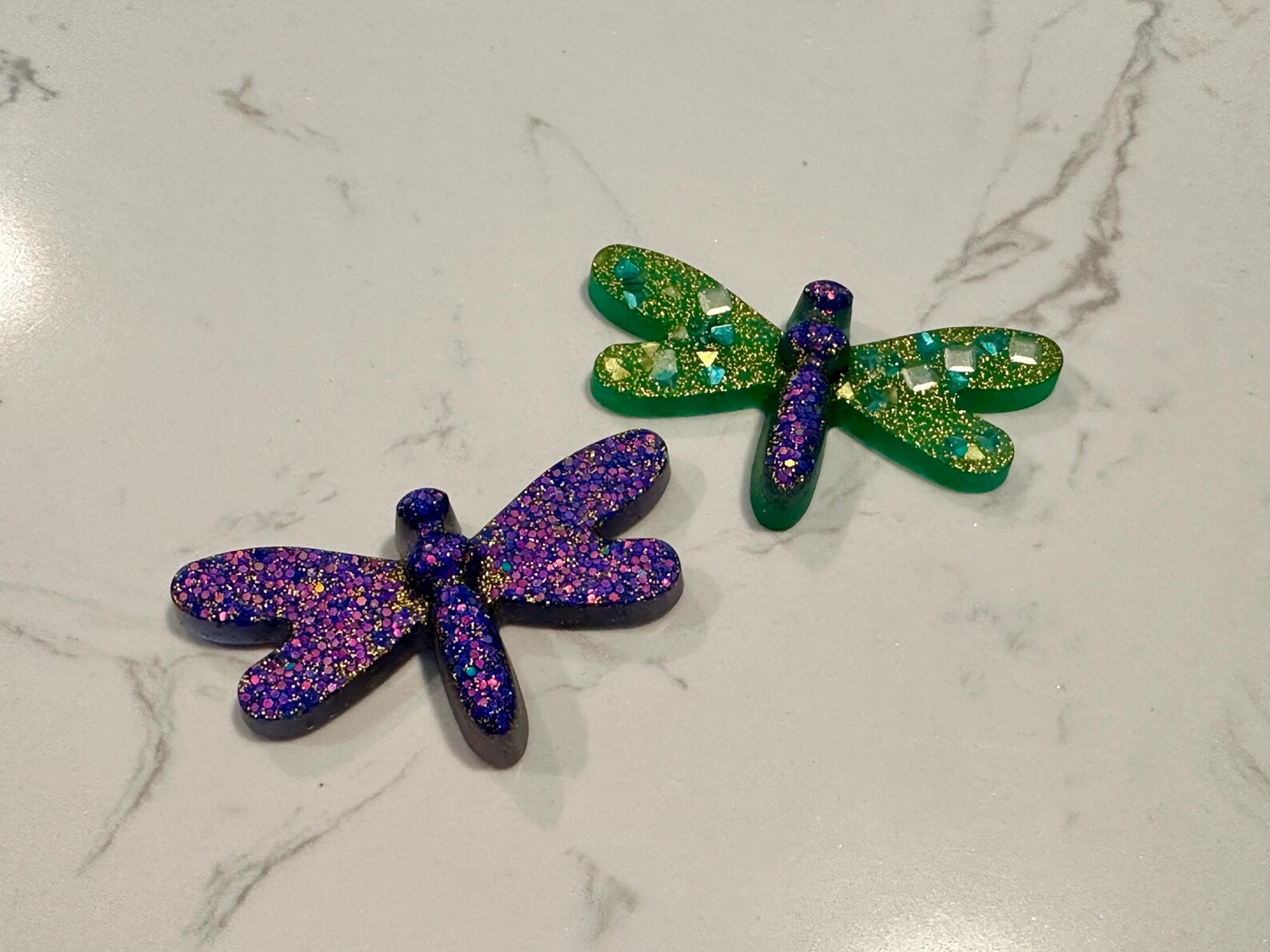 Hand Made Custom Dragonfly Magnets (set of 2). Each is Made to Order ...