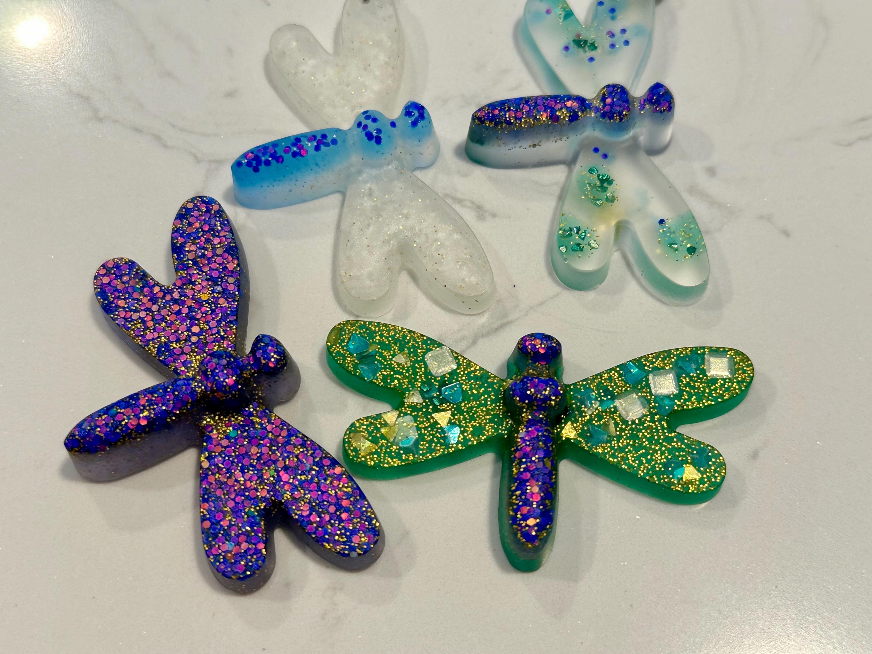 Hand Made Custom Dragonfly Magnets (set of 2). Each is Made to Order ...