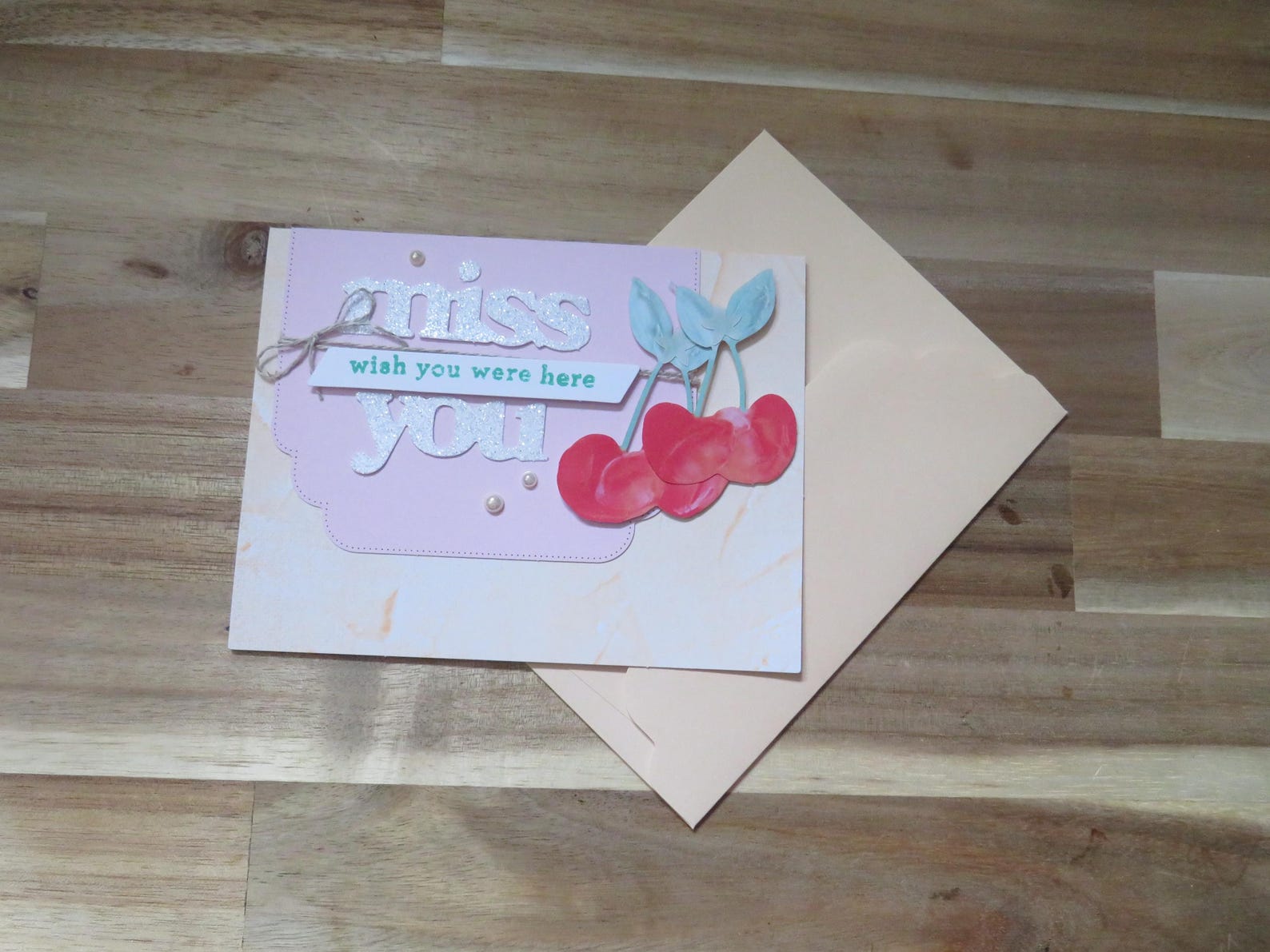 Handmade Greeting Card - Miss You - Etsy