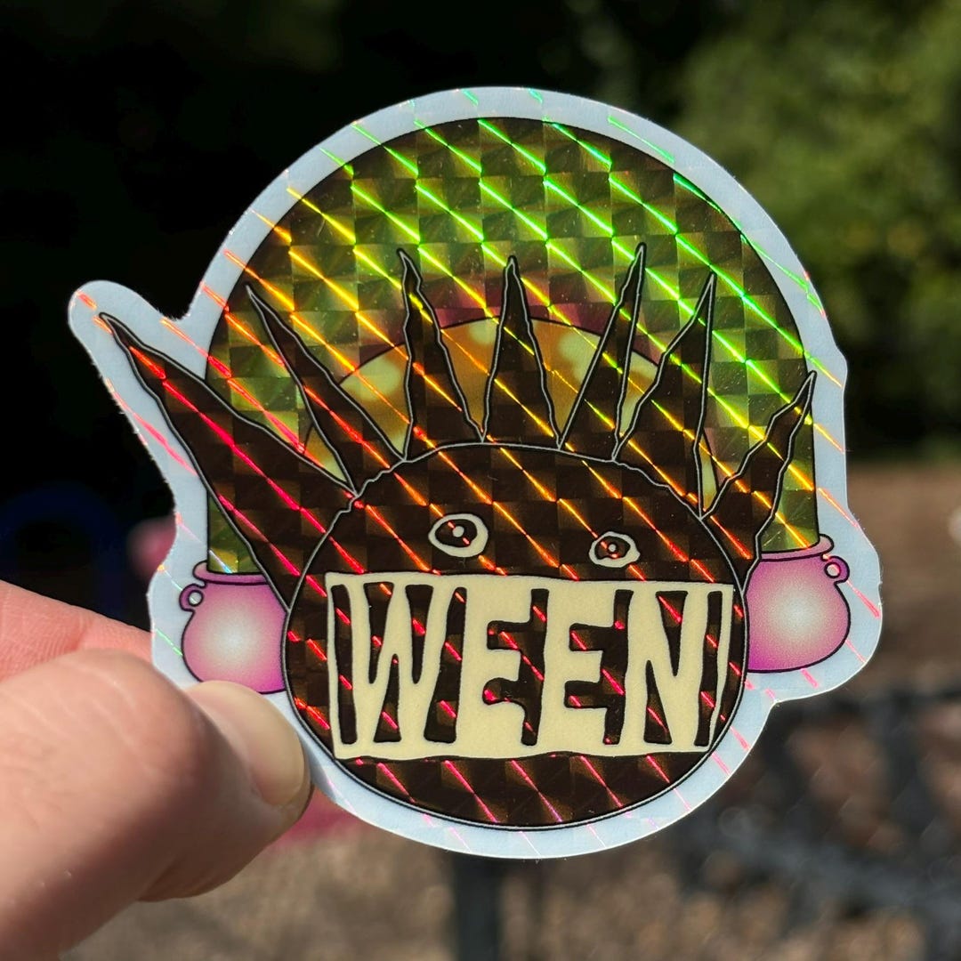 PRISMATIC BROWN Ween Boognish Sticker - Etsy