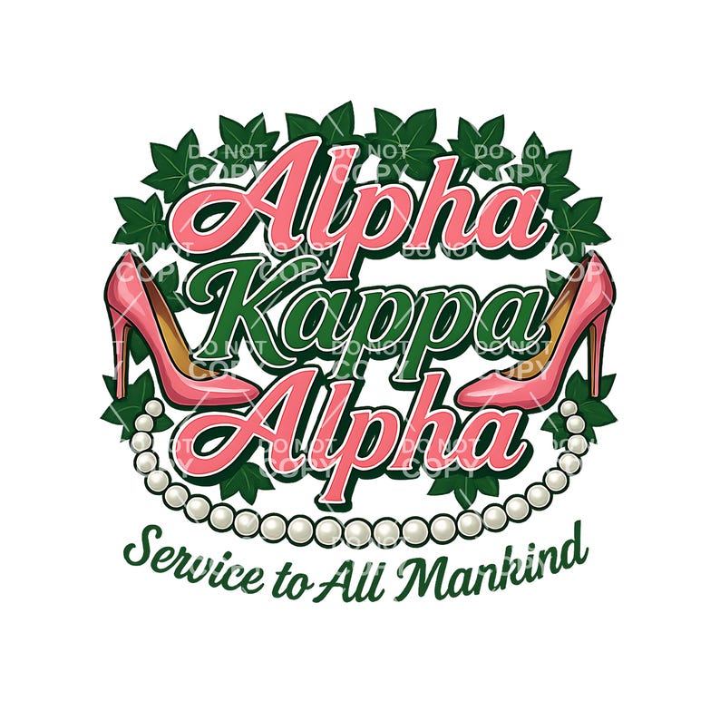 Alpha Kappa Alpha PNG Sublimation Design - Etsy