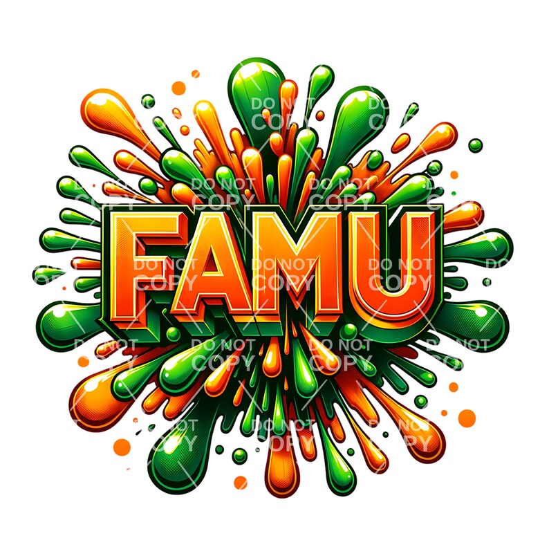 Florida Agricultural and Mechanical University PNG Sublimation Design ...