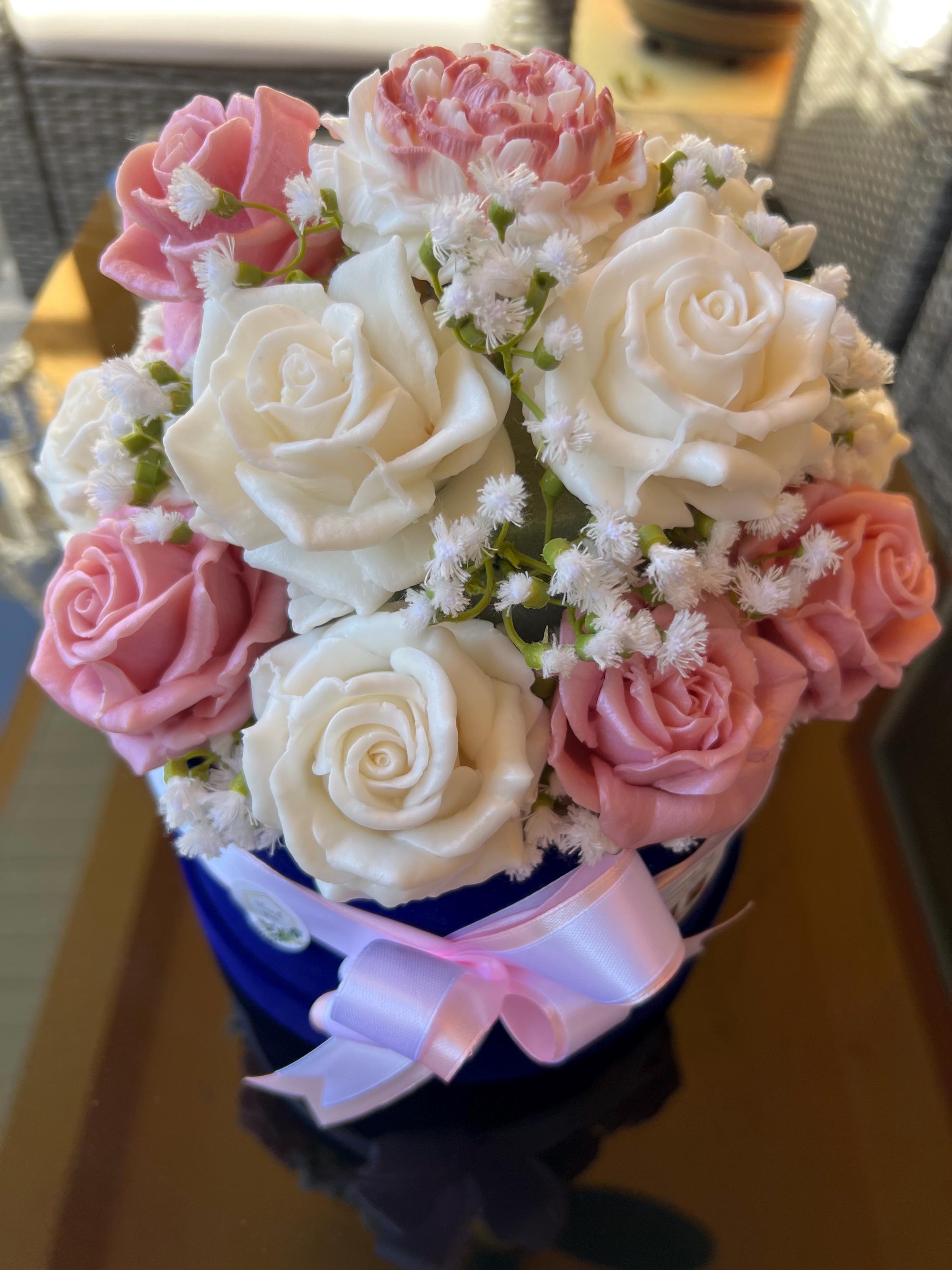 Large Soap Flower Bouquet (handmade) - Etsy