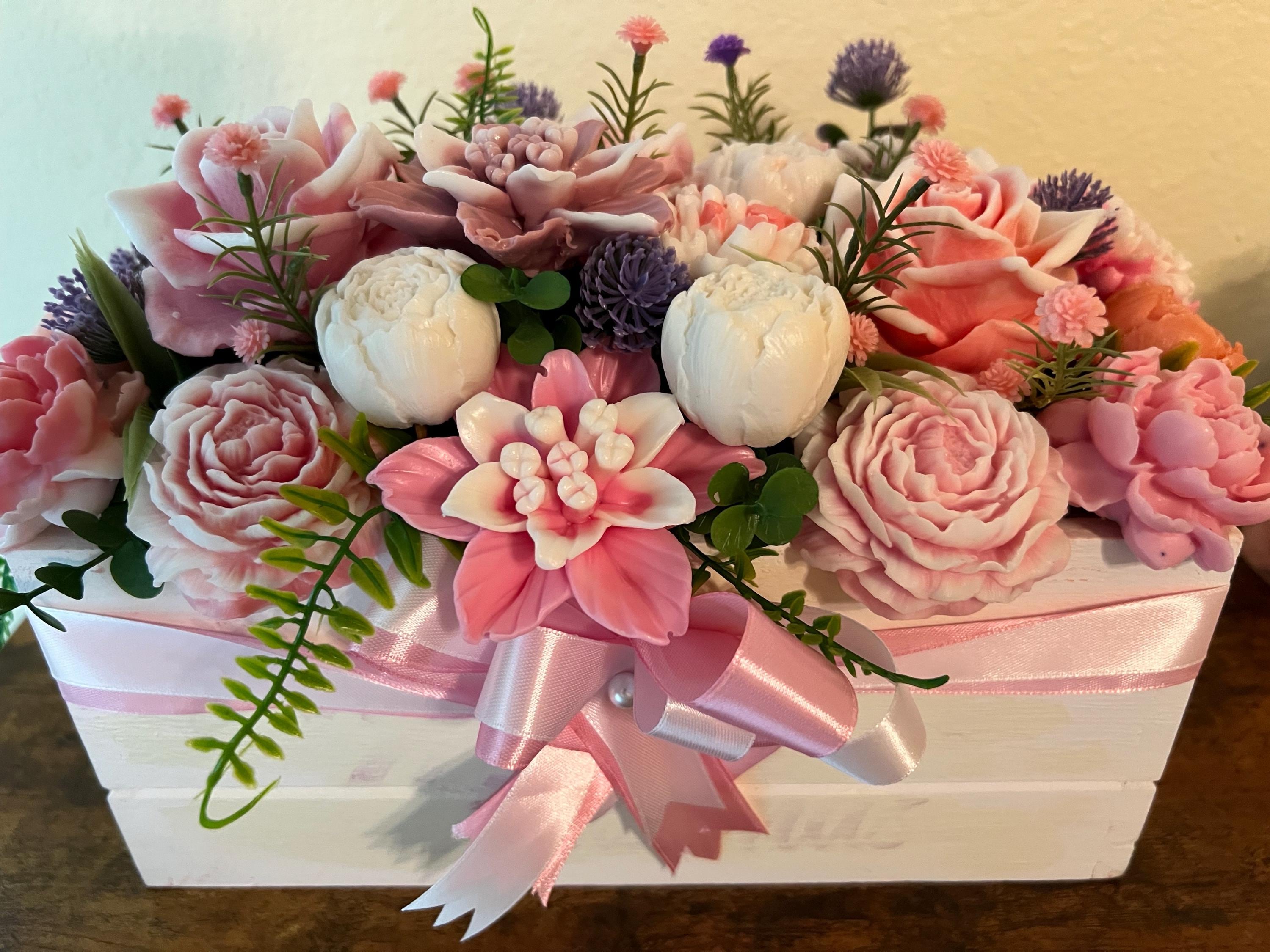 Large Soap Flower Bouquet (handmade) - Etsy