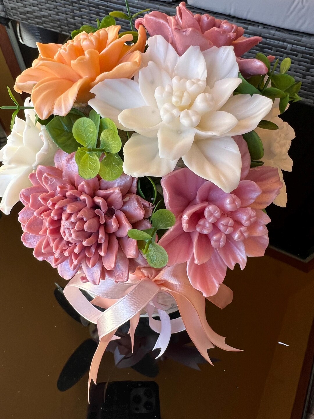 Small Soap Flower Bouquet (handmade) - Etsy