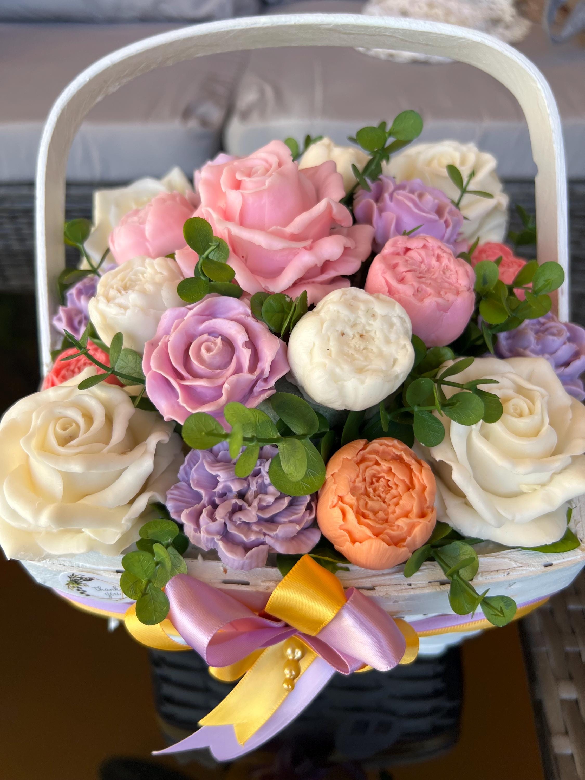 Large Soap Flower Bouquet (handmade) - Etsy