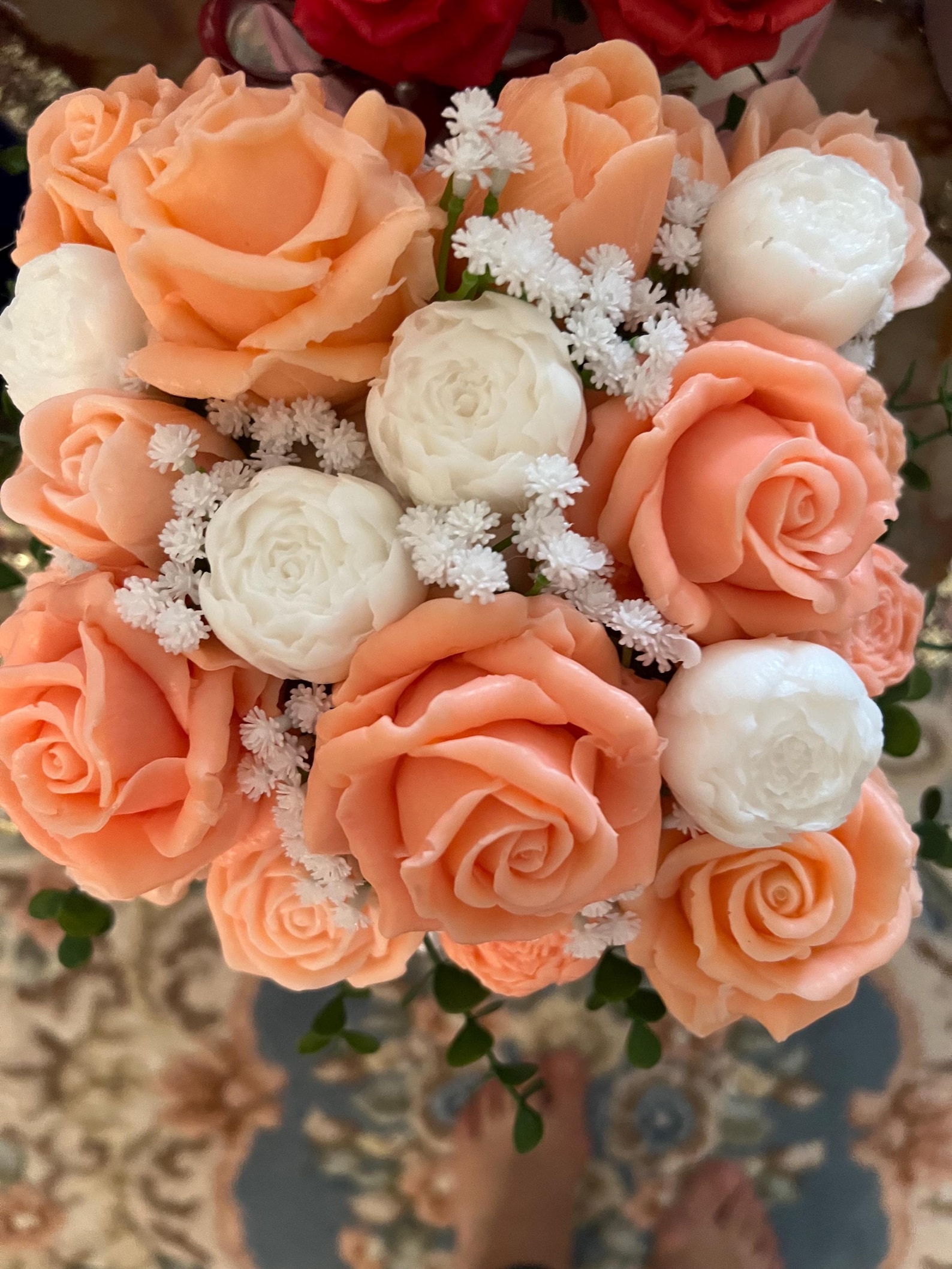 Large Soap Flower Bouquet (handmade) - Etsy