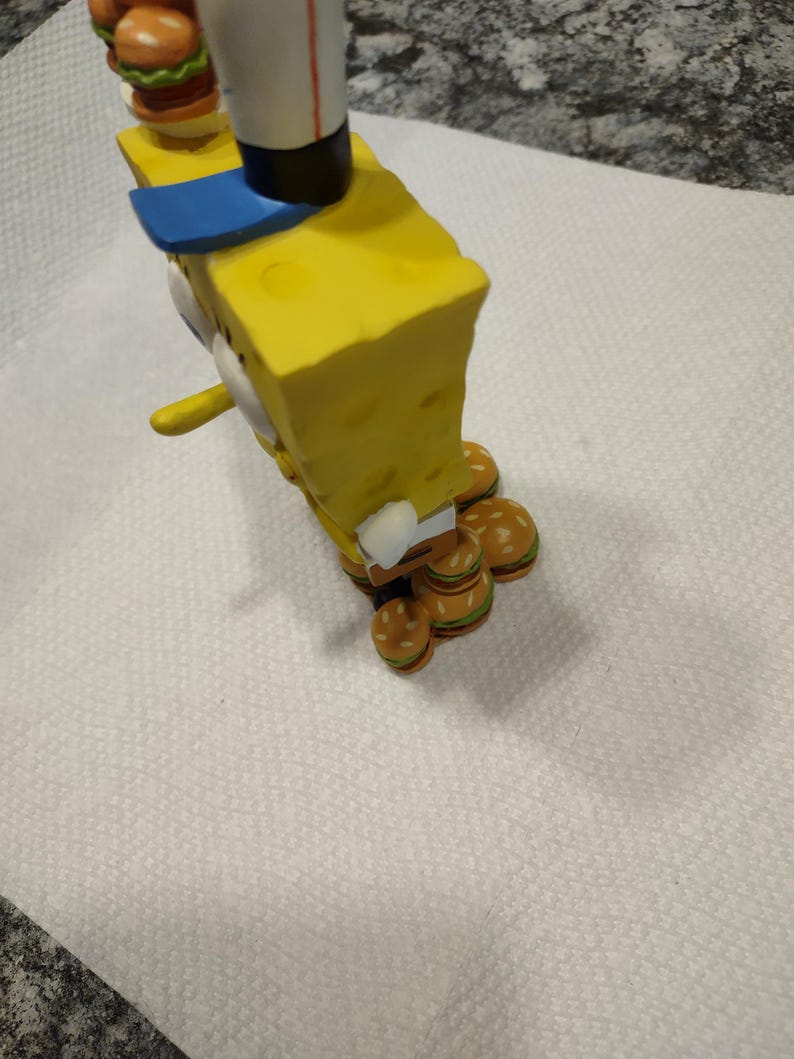 Vintage - Spongebob Squarepants Bobbler - Krabby Patty - 2002 - Toy ...