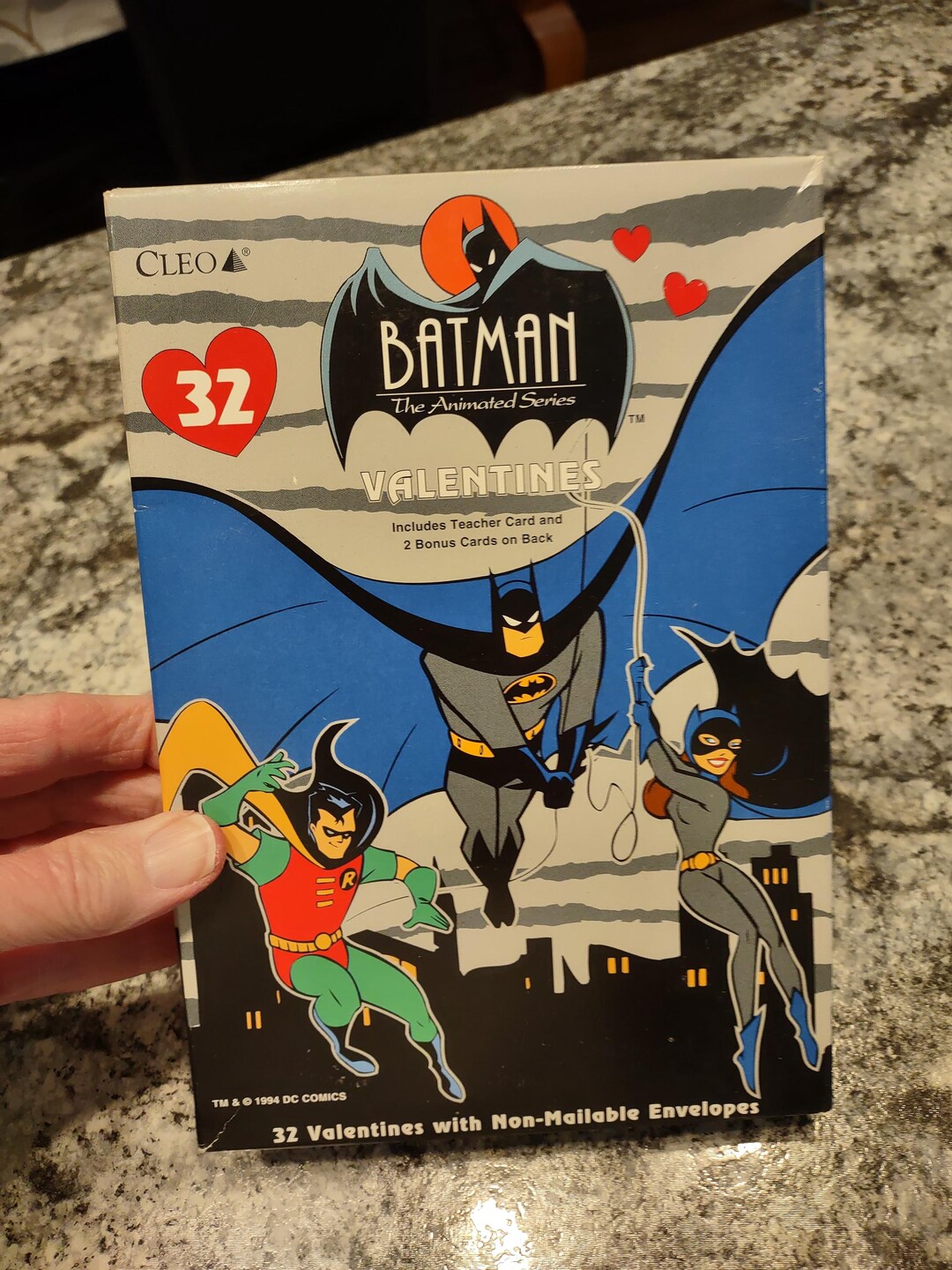 Vintage - Valentine Classroom Exchange Cards - Batman, the Animated ...