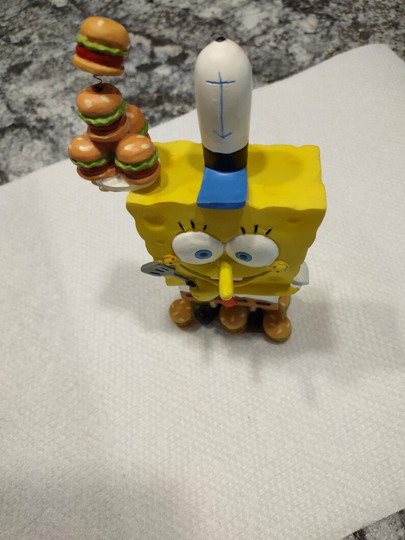 Vintage - Spongebob Squarepants Bobbler - Krabby Patty - 2002 - Toy ...
