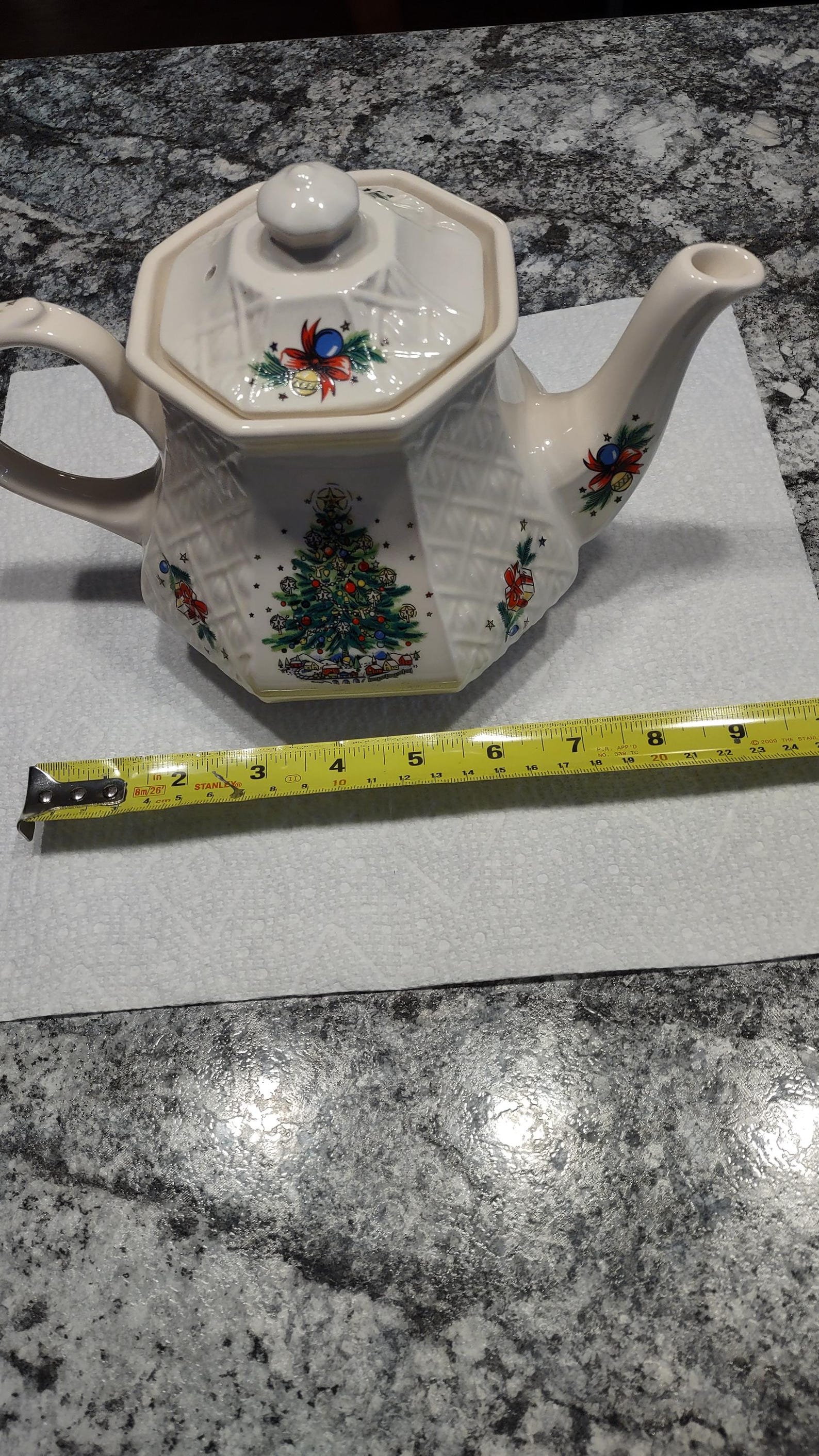 Sadler "christmas Eve" Teapot - Made in England - No Box - EUC - Etsy