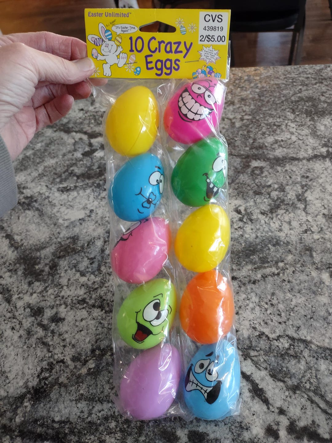 Vintage - Plastic, Fillable Easter Eggs - "crazy Eggs" - CVS 2004 ...