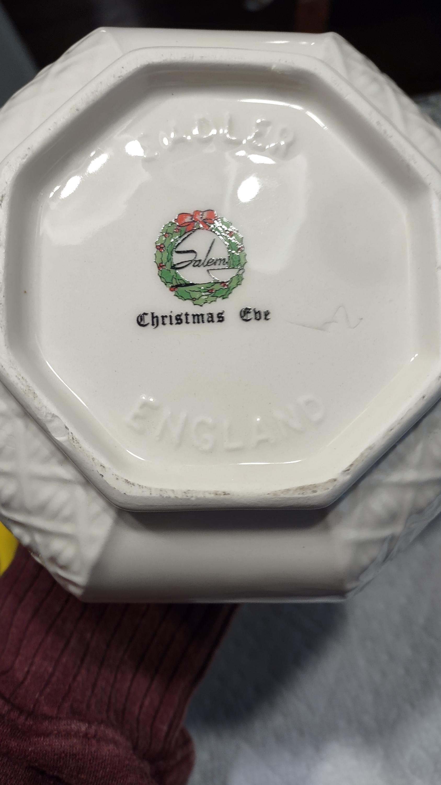 Sadler "christmas Eve" Teapot - Made in England - No Box - EUC - Etsy