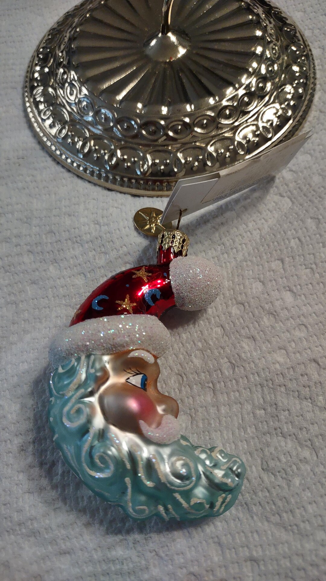 Christopher Radko - Blown Glass Christmas Ornament - "moon Glow ...