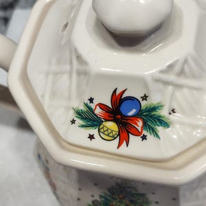 Sadler "christmas Eve" Teapot - Made in England - No Box - EUC - Etsy