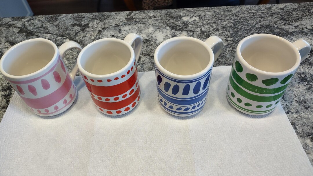 Set of (4) Kate Spade Coffee Mugs - New York - Lenox - "all in Good ...
