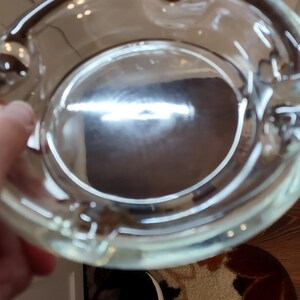 Vintage Brass Ashtray With Glass Insert/catch All - 8 1/4" Diameter ...