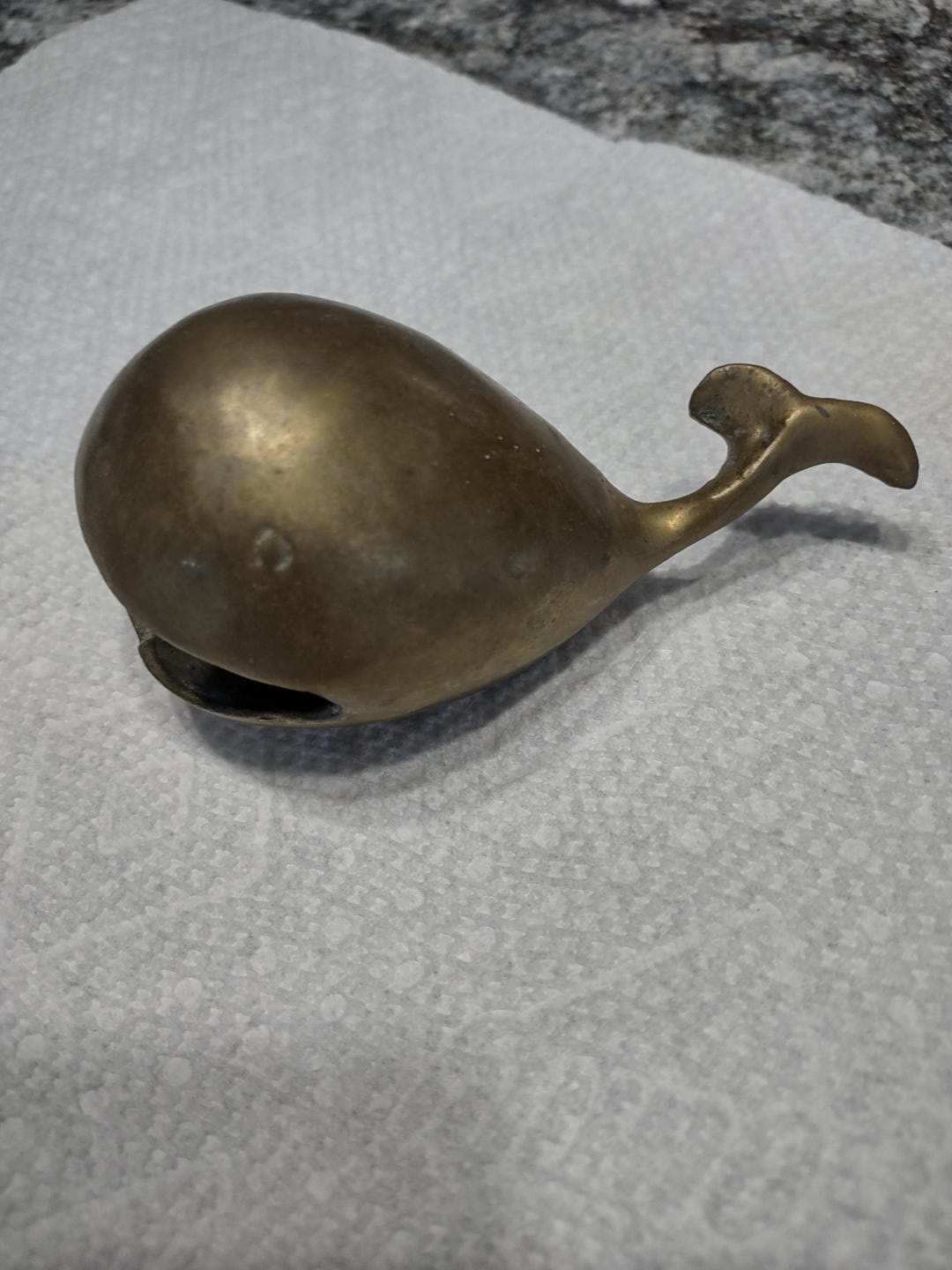 Vintage - Brass Whale Ashtray - Open Mouth - Good Condition - Etsy
