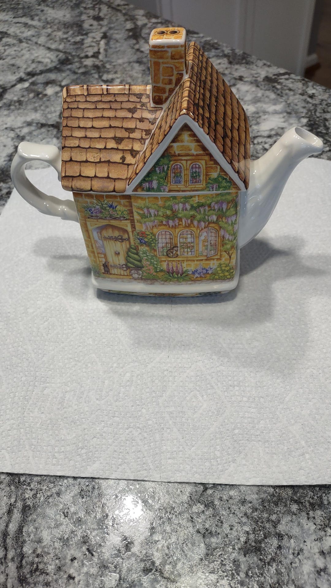 James Sadler - Teapot - Country Cottages "wisteria Lodge" - Made in ...