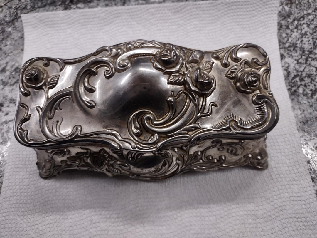 Vintage - Silver Plated Music Box - Wallace Silversmiths - "waltz of ...