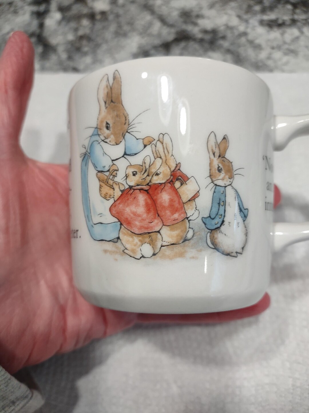 Vintage - Children's Ceramic Mug - Beatrix Potter - Peter Rabbit ...