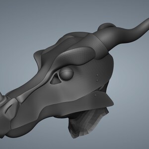 3D Print File STL Skywing Fursuit Head Base - Etsy Australia