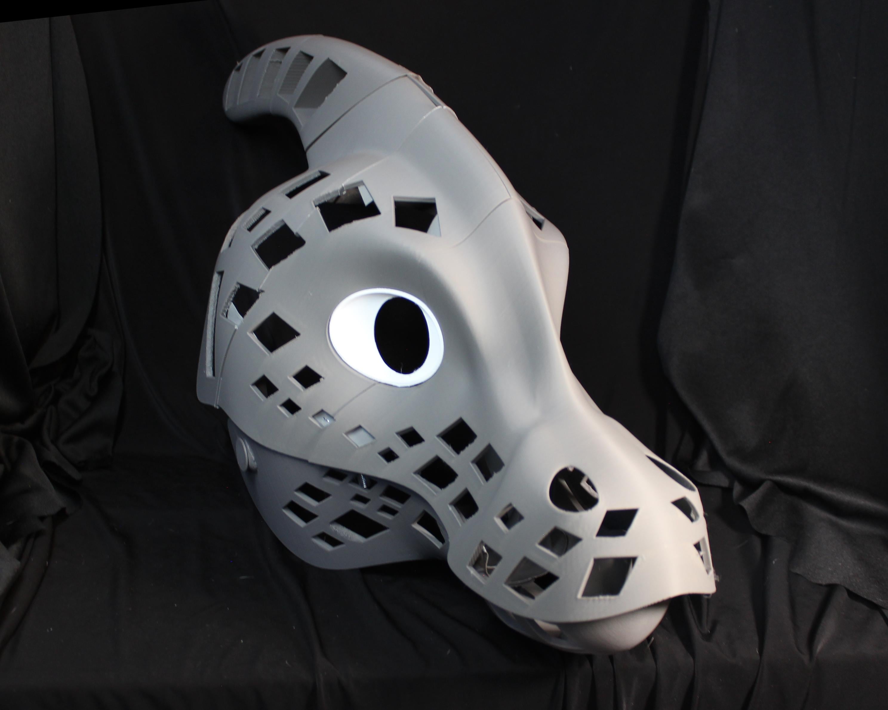 3D Printed Toony Parasaur Fursuit Head Base Kit (MADE TO ORDER) - Etsy
