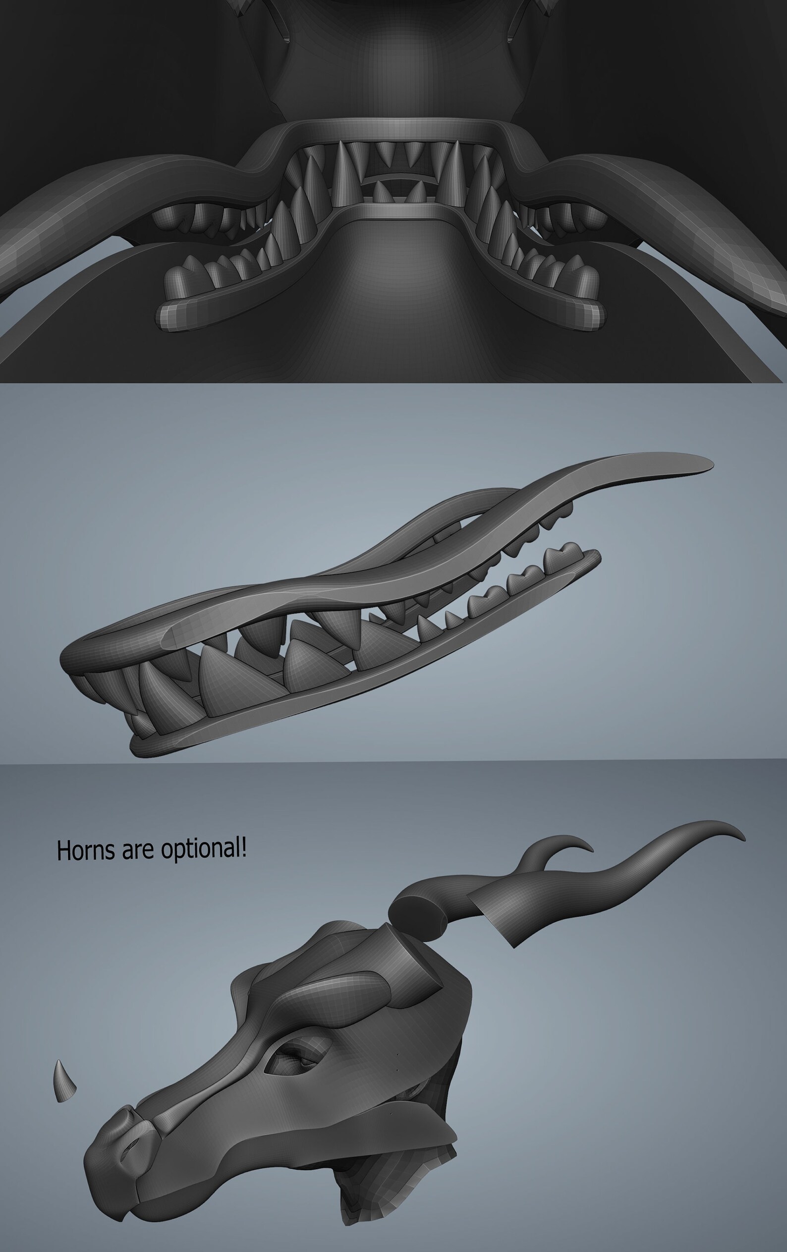 3D Print File STL Skywing Fursuit Head Base V2 - Etsy