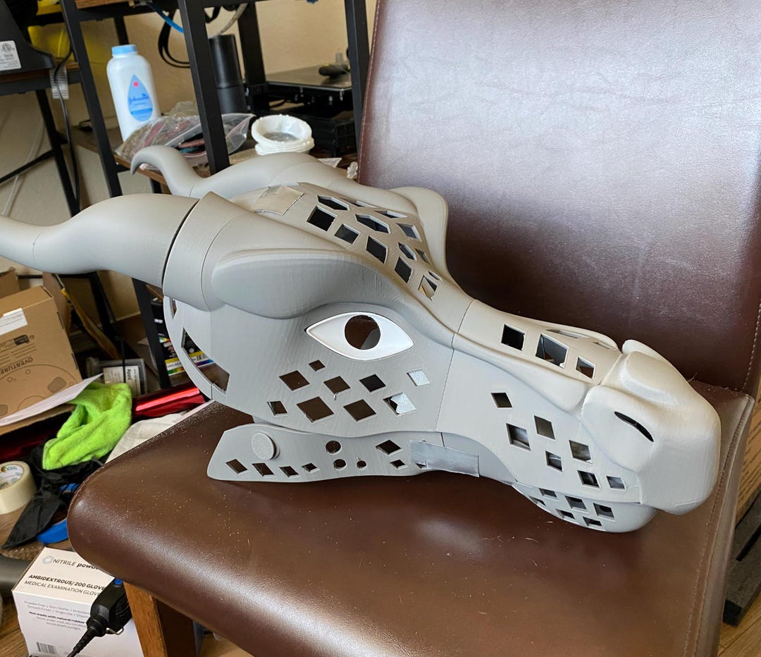 3D Printed Skywing Fursuit Head Base Kit (MADE TO ORDER) - Etsy