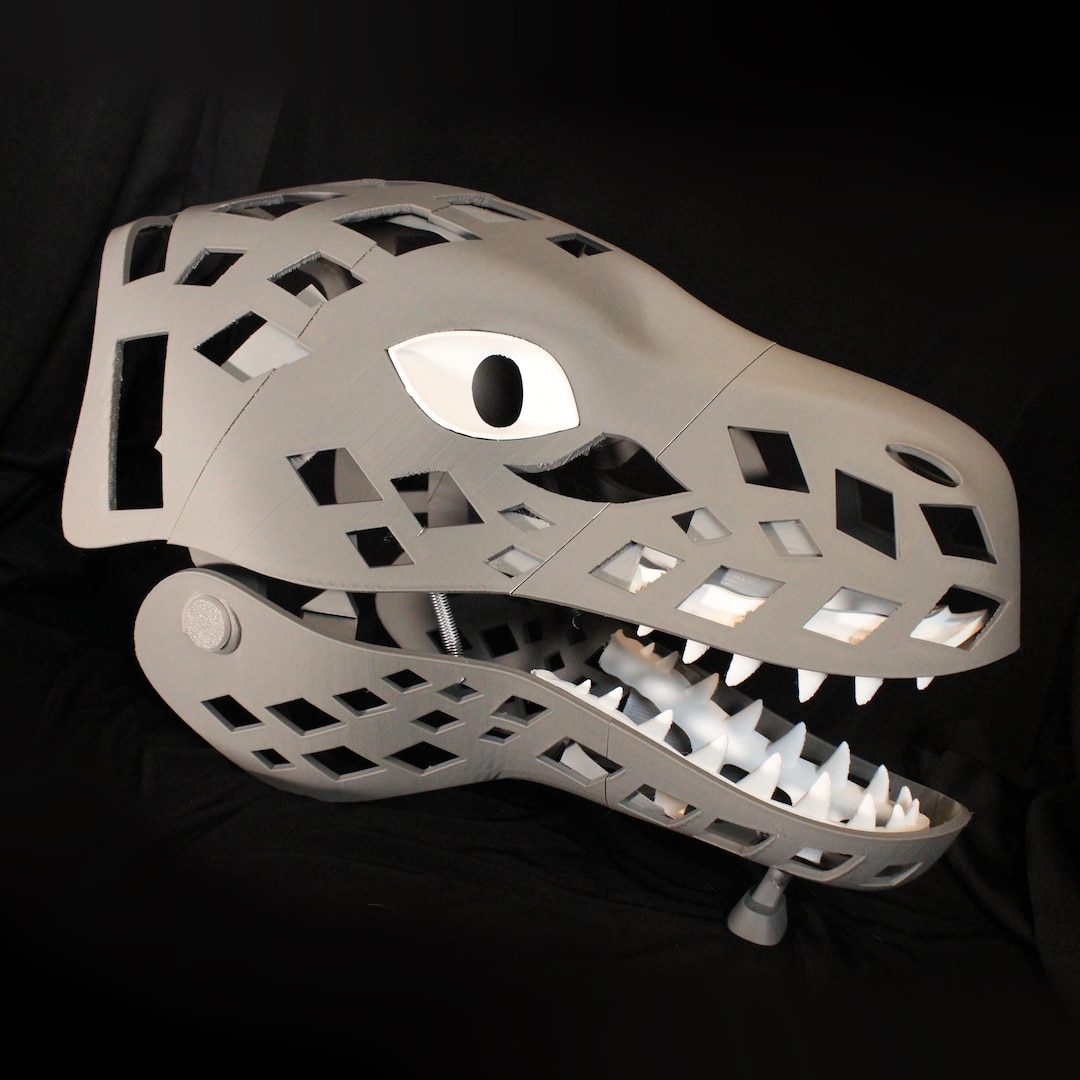 3D Printed Toony Allosaurus Fursuit Head Base Kit (MADE TO ORDER) - Etsy UK