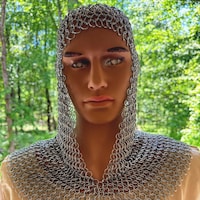 PDF PATTERN Crochet Chainmail Hood - Etsy