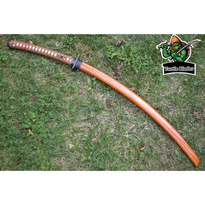 Handmade Afro Sword, Classic Samurai Tachi Sword Real Martial Art Sword ...