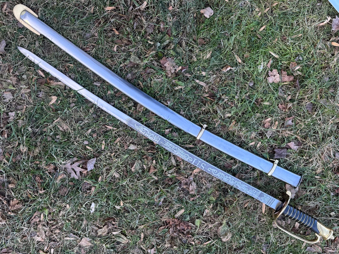 Handmade Accurate U.S Army Sword, 1840 United States Army NCO Sword, U ...