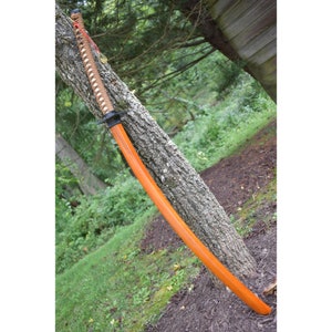 Handmade Afro Sword, Classic Samurai Tachi Sword Real Martial Art Sword ...