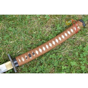 Handmade Afro Sword, Classic Samurai Tachi Sword Real Martial Art Sword ...