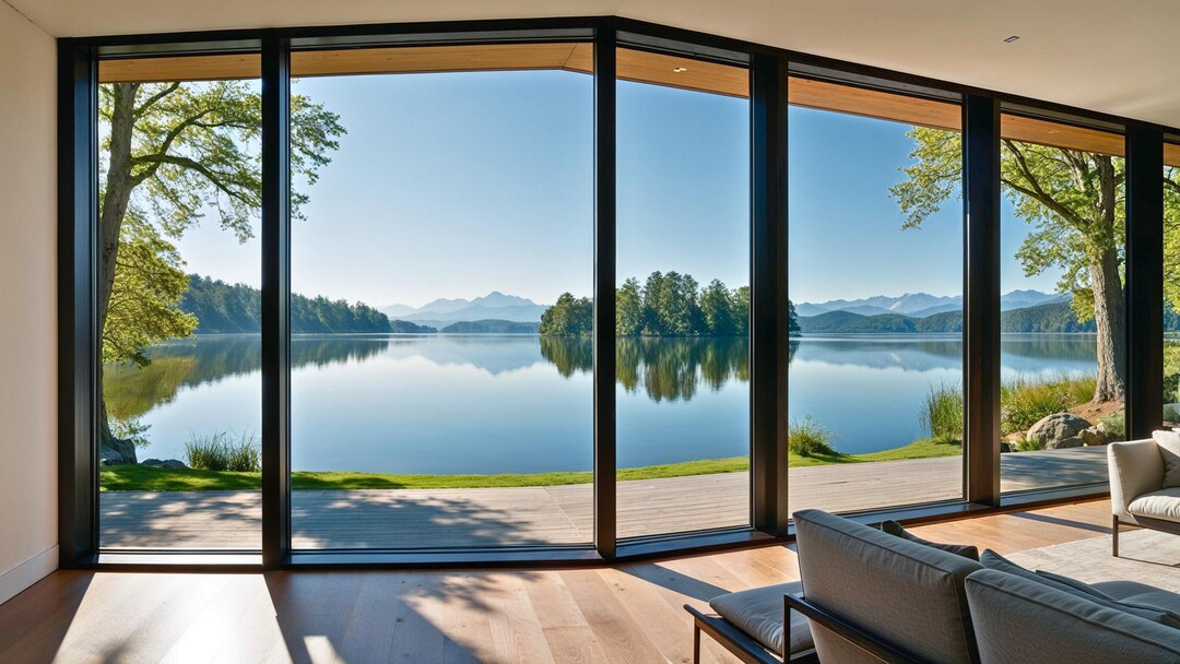 Lake View Zoom Backgrounds | 16 Modern Home Office Virtual Backdrops ...