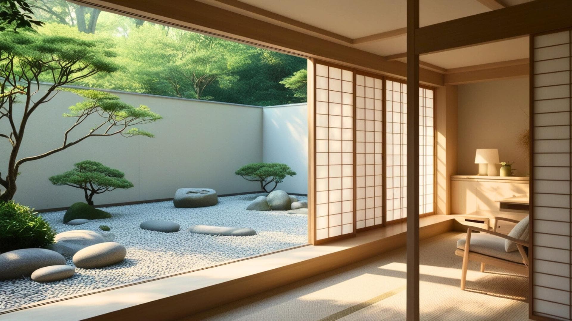 Japanese Zen Garden Zoom Backgrounds | 16 Serene Minimalist Backdrops ...