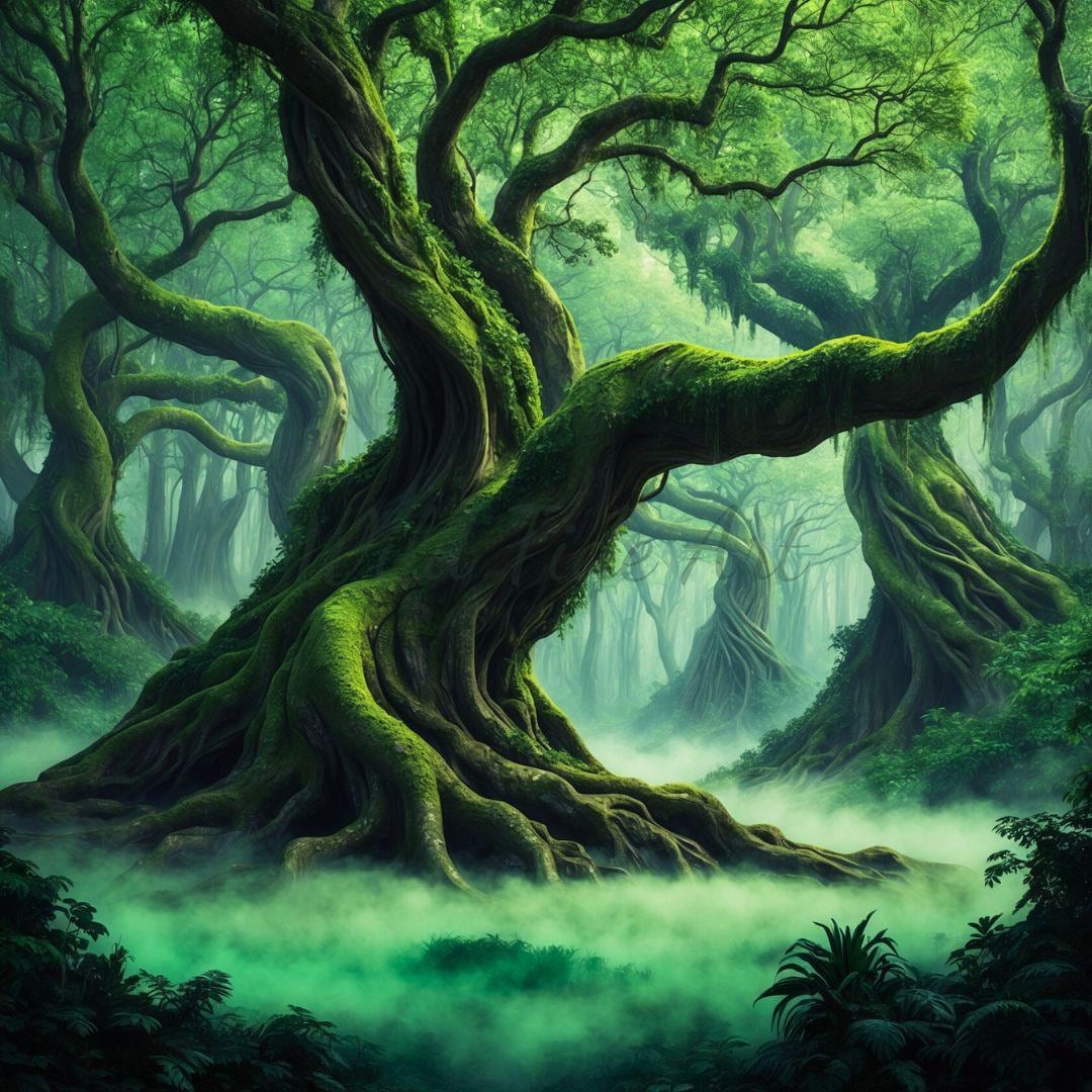 Enchanted Rainforest Digital Art Download, 32 High-resolution Images in ...