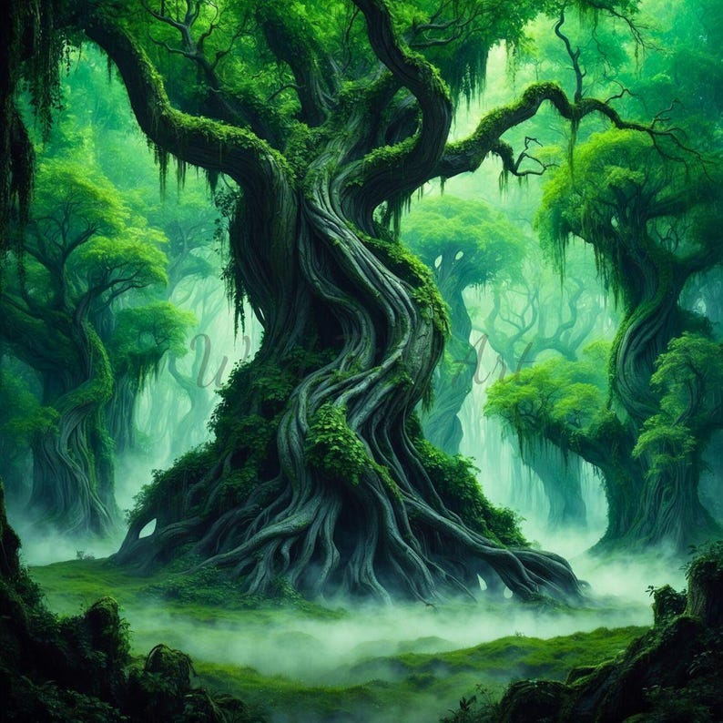 Enchanted Rainforest Digital Art Download, 32 High-resolution Images in ...