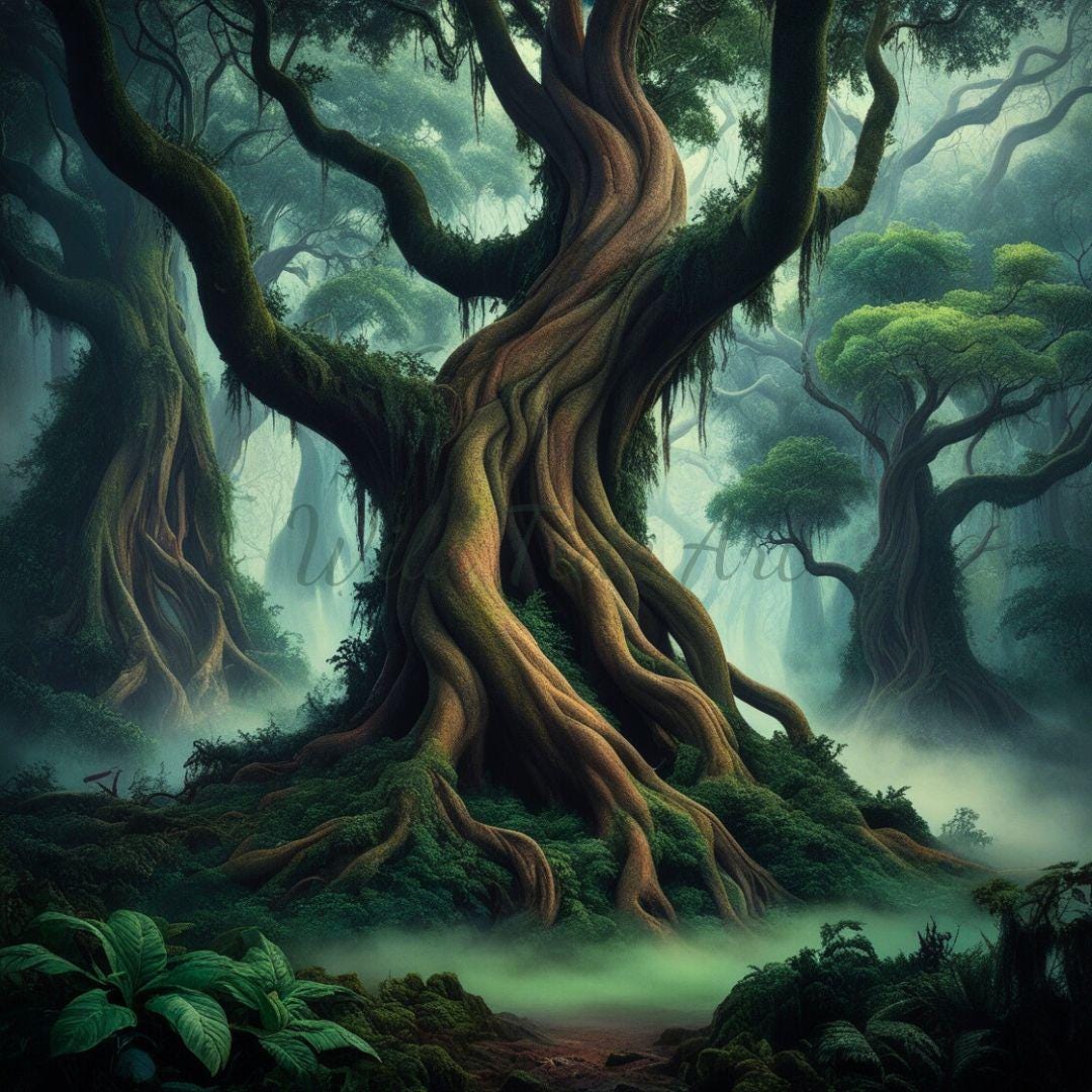 Enchanted Rainforest Digital Art Download, 32 High-resolution Images in ...