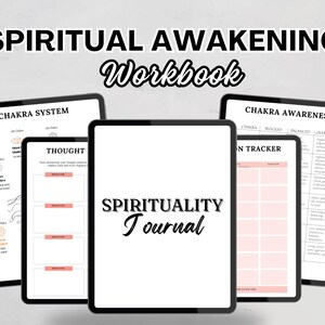 Printable Spirituality Journal, Editable Awakening Planner for Self ...